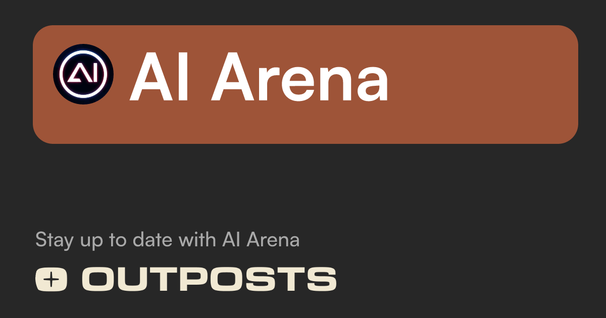 Explore AI Arena on Outposts