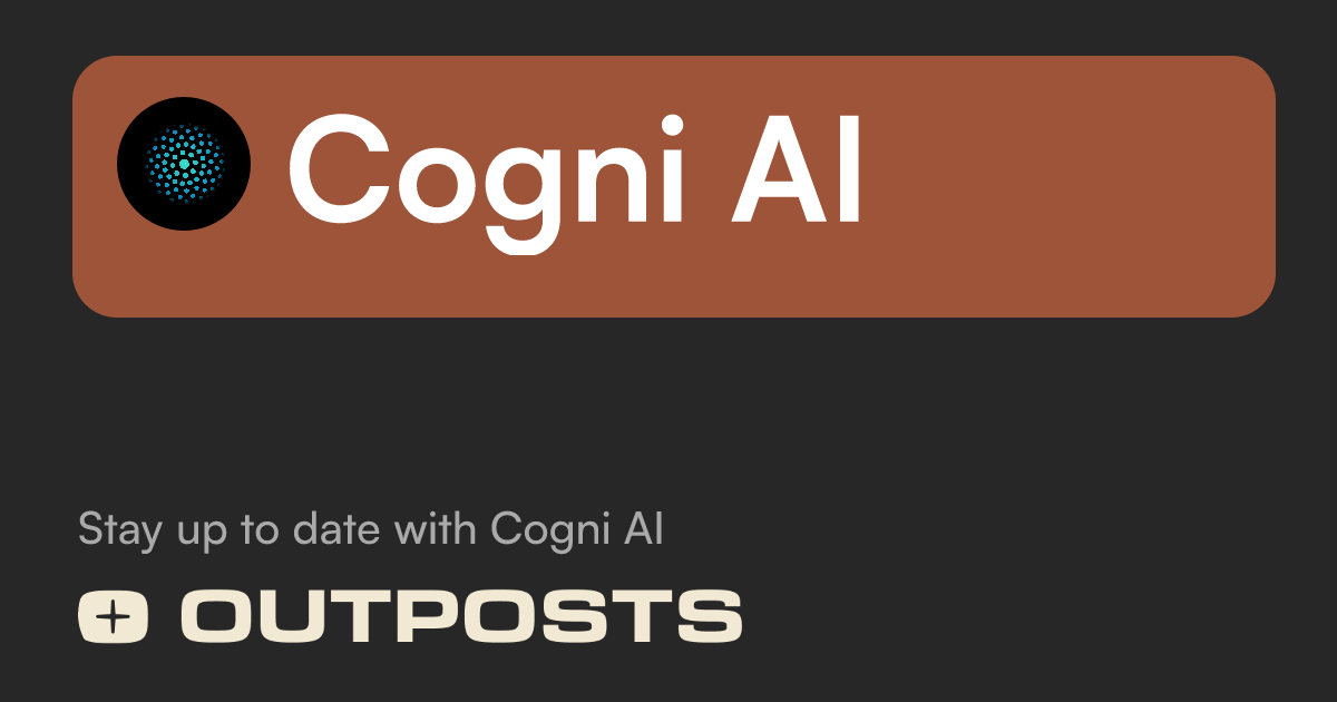 Explore Cogni AI on Outposts