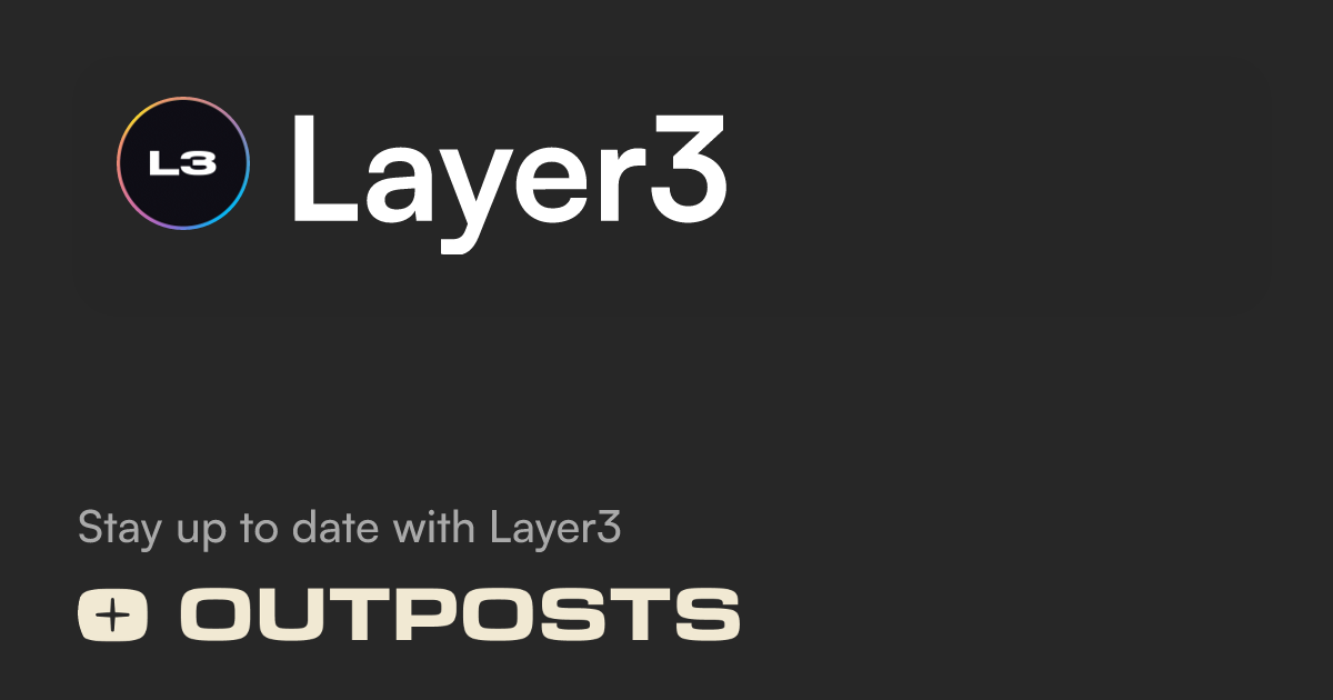Explore Layer3 On Outposts