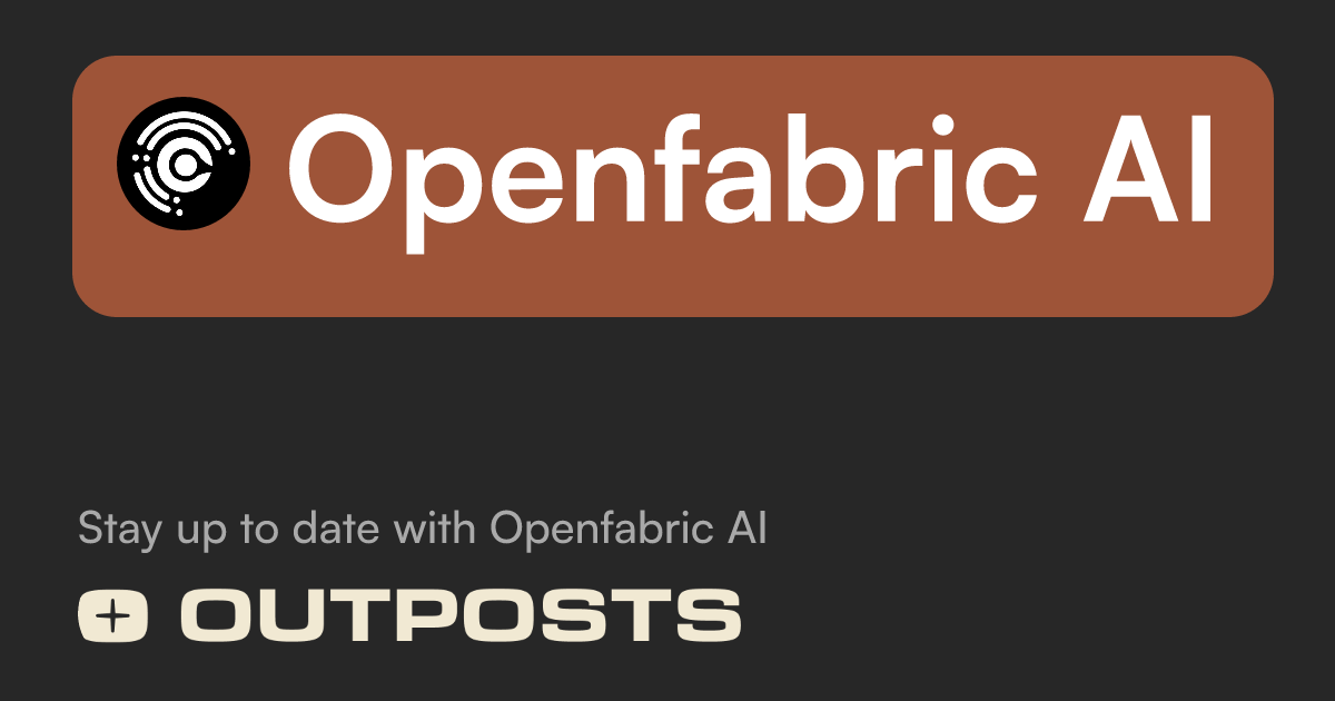 Explore Openfabric AI on Outposts