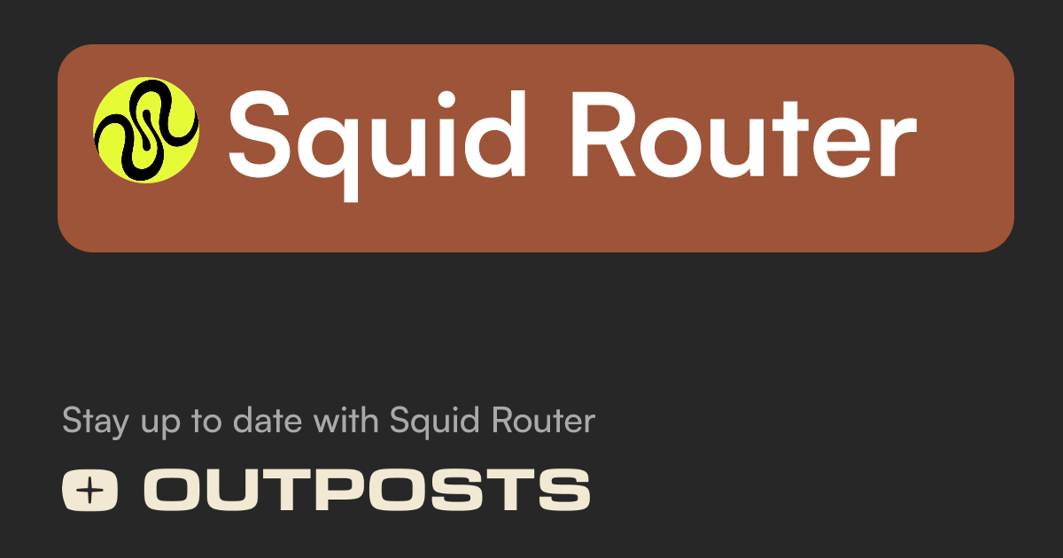 Explore Squid Router on Outposts